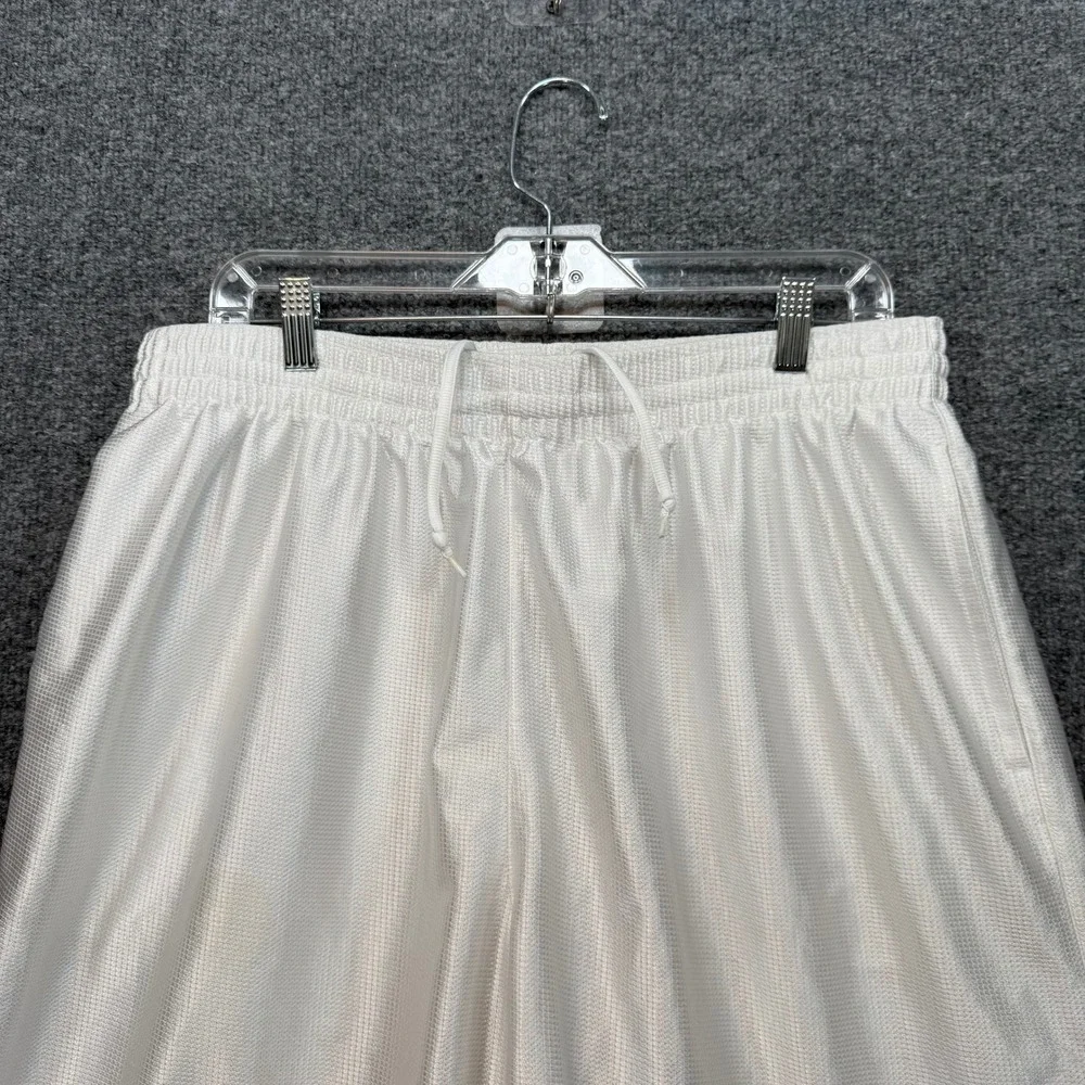 Nike | Shorts | Nike Basketball Shorts Mens Xxl White Swoosh Shiny ...